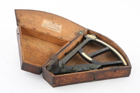 Spencer Browning & Rust Cased Octant