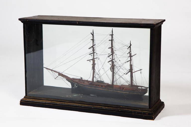 ANTIQUE CASED MODEL OF A SQUARE RIGGED SHIP - Mar 17, 2018 | John ...