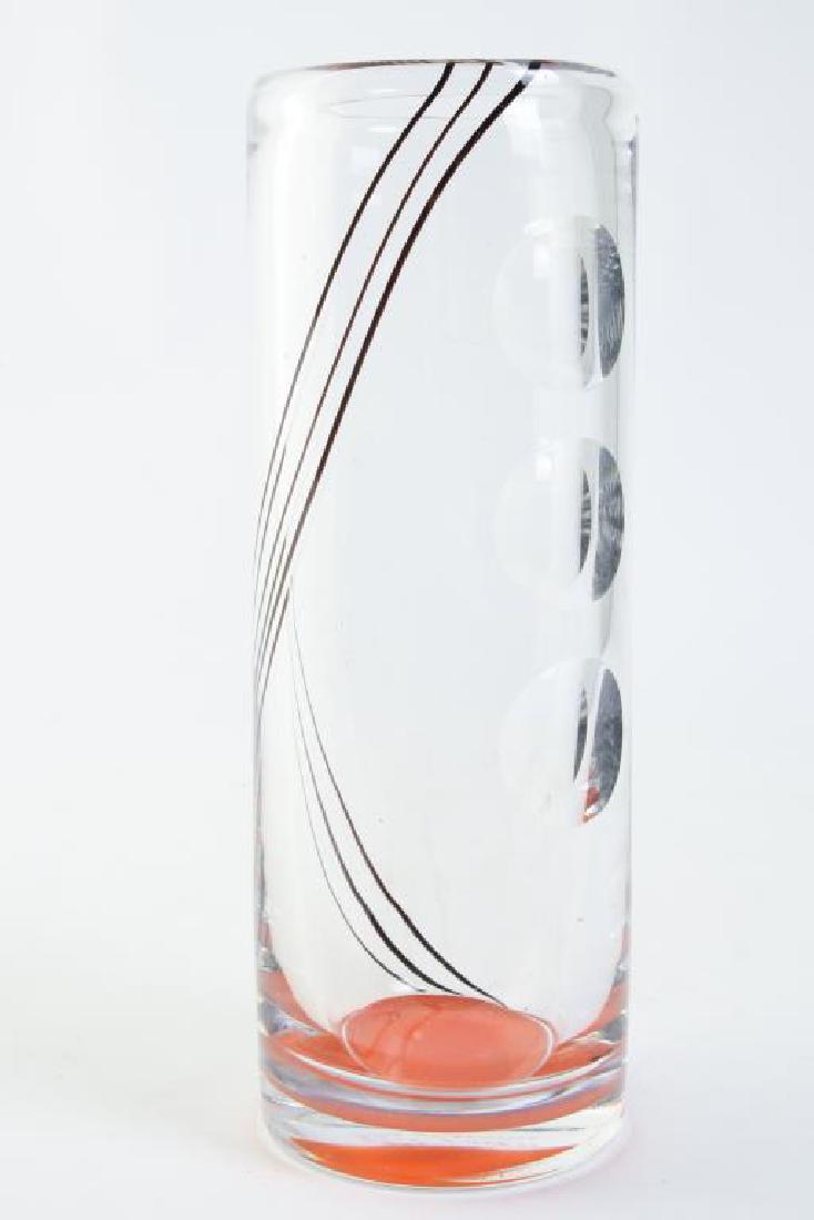 1973 Orrefors Expo Glass Signed Olle Alberius Swirled