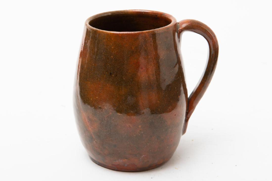 REDWARE MUG with CLEAR SPECKLES