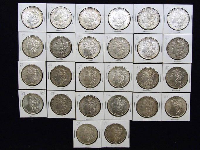 Complete Morgan Dollar Date & Mintmark Set