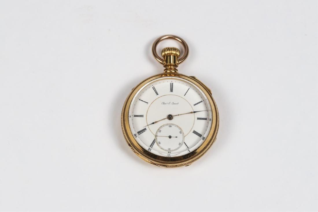 CHARLES E. JACOT OPEN FACE 18k GOLD POCKET WATCH - Jan 24, 2019 | John ...