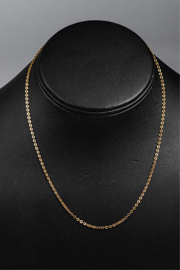 15 inch 18k GOLD CHAIN