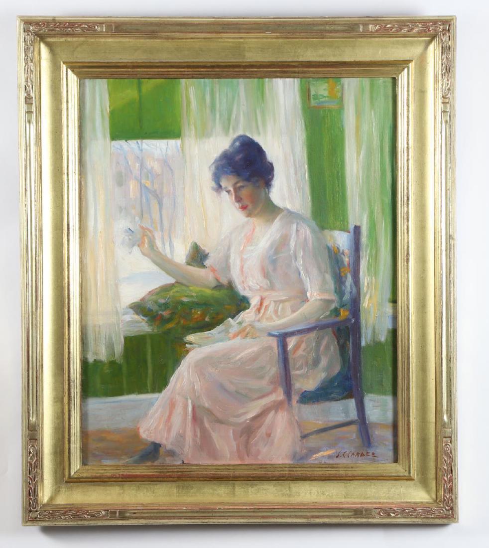 Scott Carbee (1860-1946) Reading Quietly with Pet - Sep 06, 2014 | John ...