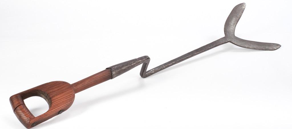 (19th C) Wrought Iron Whaling Flensing Blade