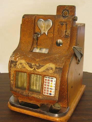 one cent wood and metal slot machine made by Mills - May 24, 2008 ...