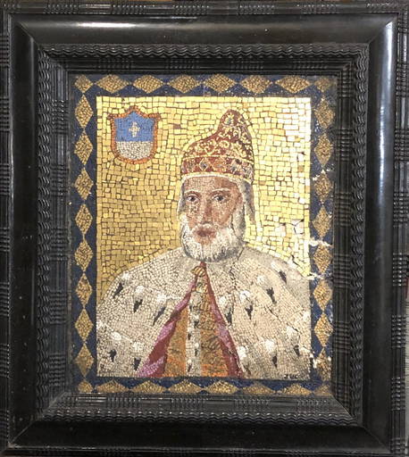 Mosaic Plaque Of Andrea Gritti 77th Doge Of Venice