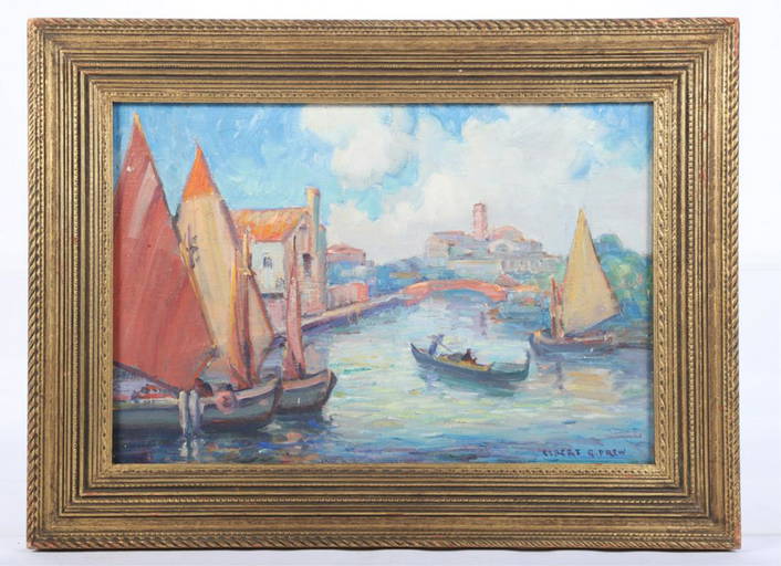 Painting, Elbert G. Drew (american 1886 1934)