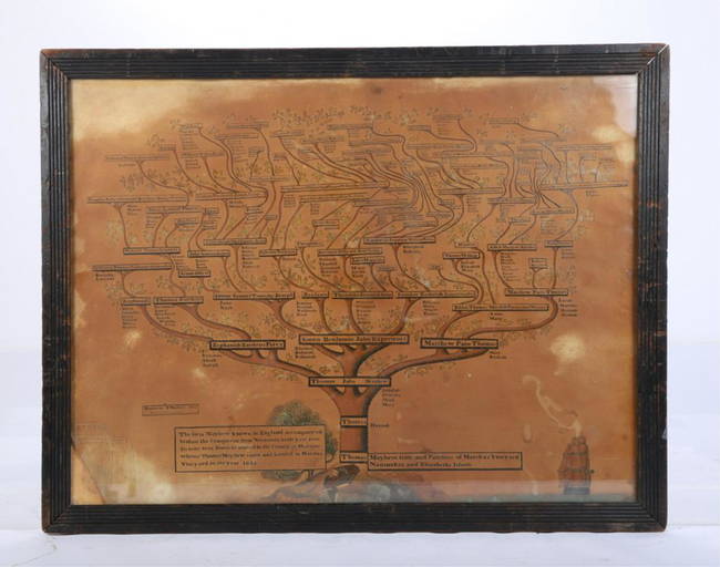 The Mayhew Family Tree Lithograph