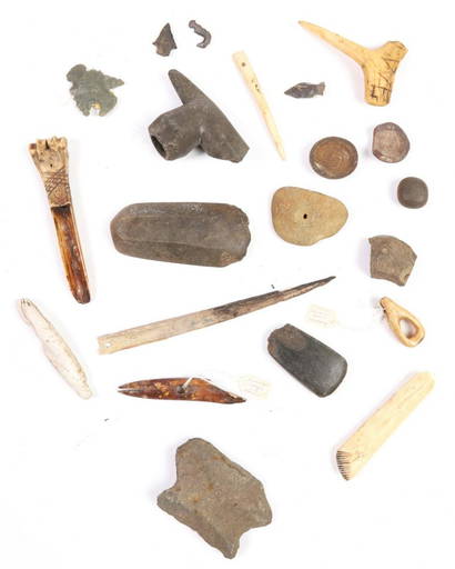 Grouping Of Native American Indian Tools