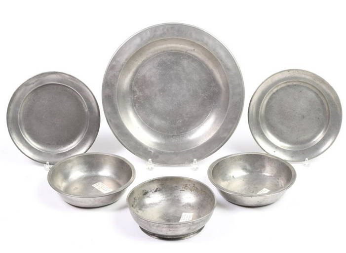 Early Pewter By Joseph, Samuel & Edward Danforth