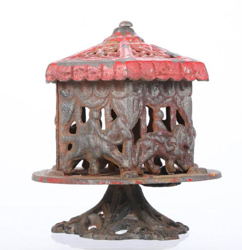 Cast Iron Still Carousel Bank
