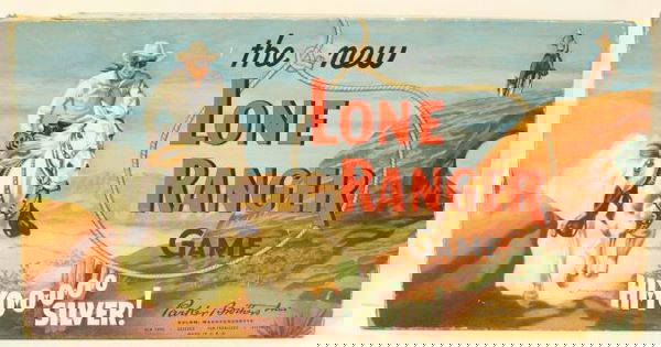 The New Lone Ranger Game, Parker Brothers, 1956.