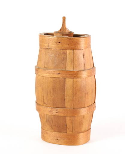 Wooden Powder Flask / Rundlet