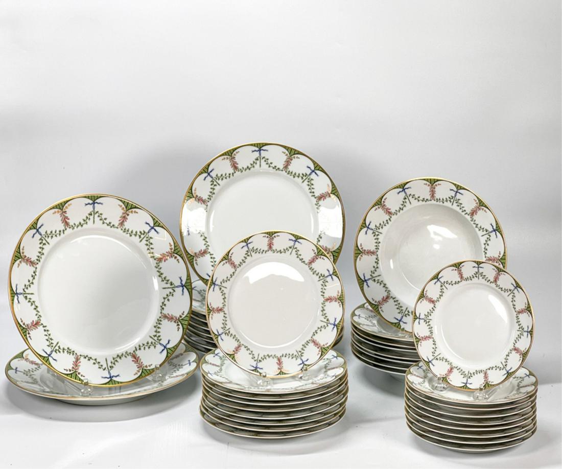Partial "festivites" By Ceralene Limoges China Set