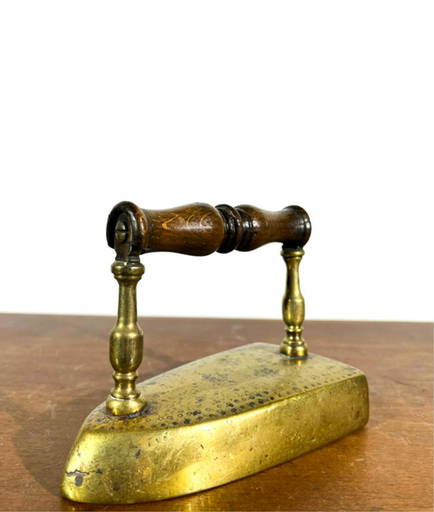 EARLY BRASS SLAB IRON DATED "1833" (#0619) on Sep 10, 2022 | John ...