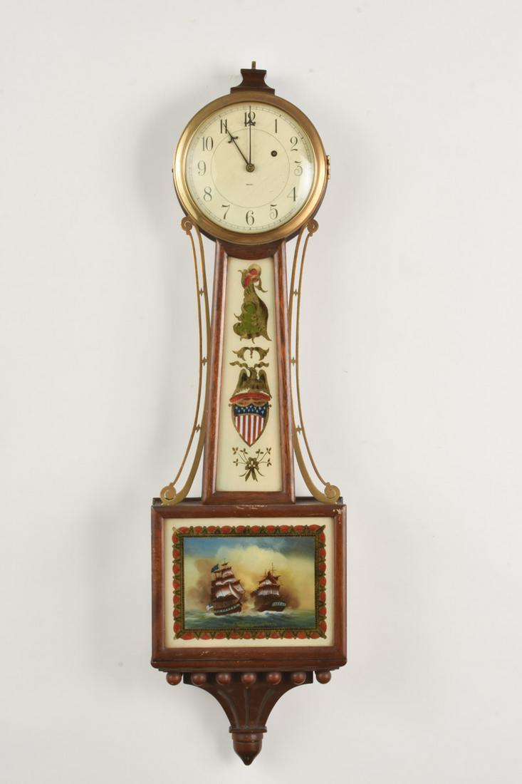 Chelsea Banjo Clock "constitution & Guerriere"