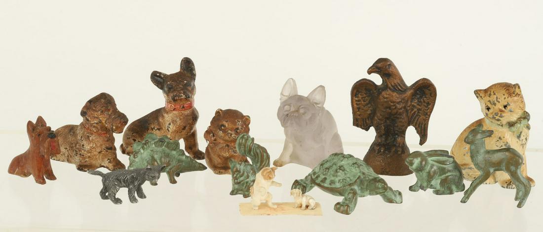 Group Of Mixed Media Animal Figurines