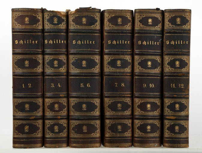(6) Volumes Of Schillers Official Works