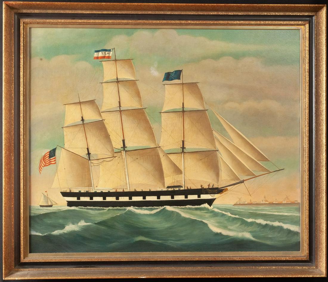 Portrait Of The Tall Ship "lydia"