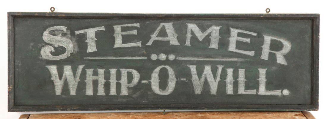 Passenger Steamer Sign By Howe Of Dover, Nh