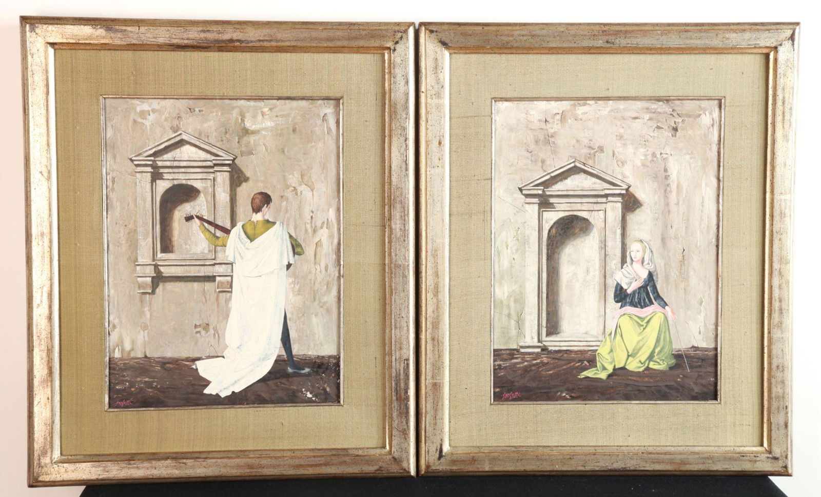 Giorgio Perfetti (1932-1961) Pair Of Works Auction