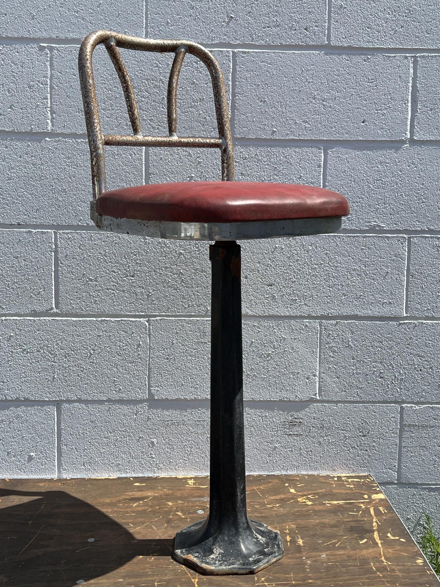 Lunch Counter Stool From Haverhill Woolworth Auction