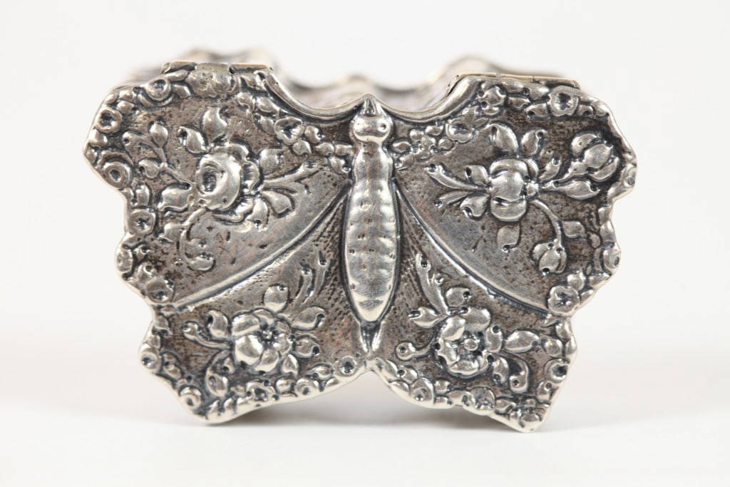 Samuel Boyce Landeck 930 Silver Butterfly Box Auction
