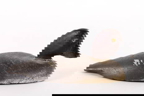 Carved & Painted Decoy By Bob Biddle