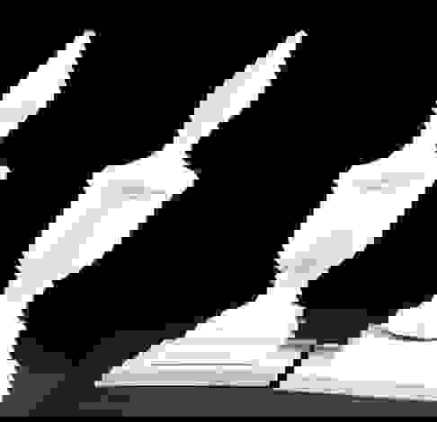 Pair Of White Carved Wood Finials Auction