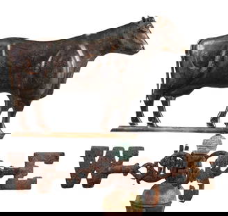 Copper Cow Weathervane Auction