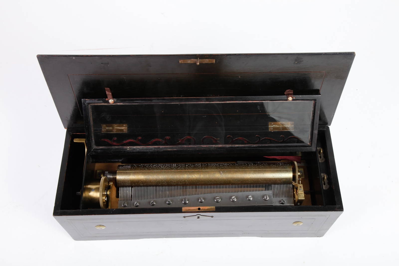Swiss Music Box With Drum Feature Auction