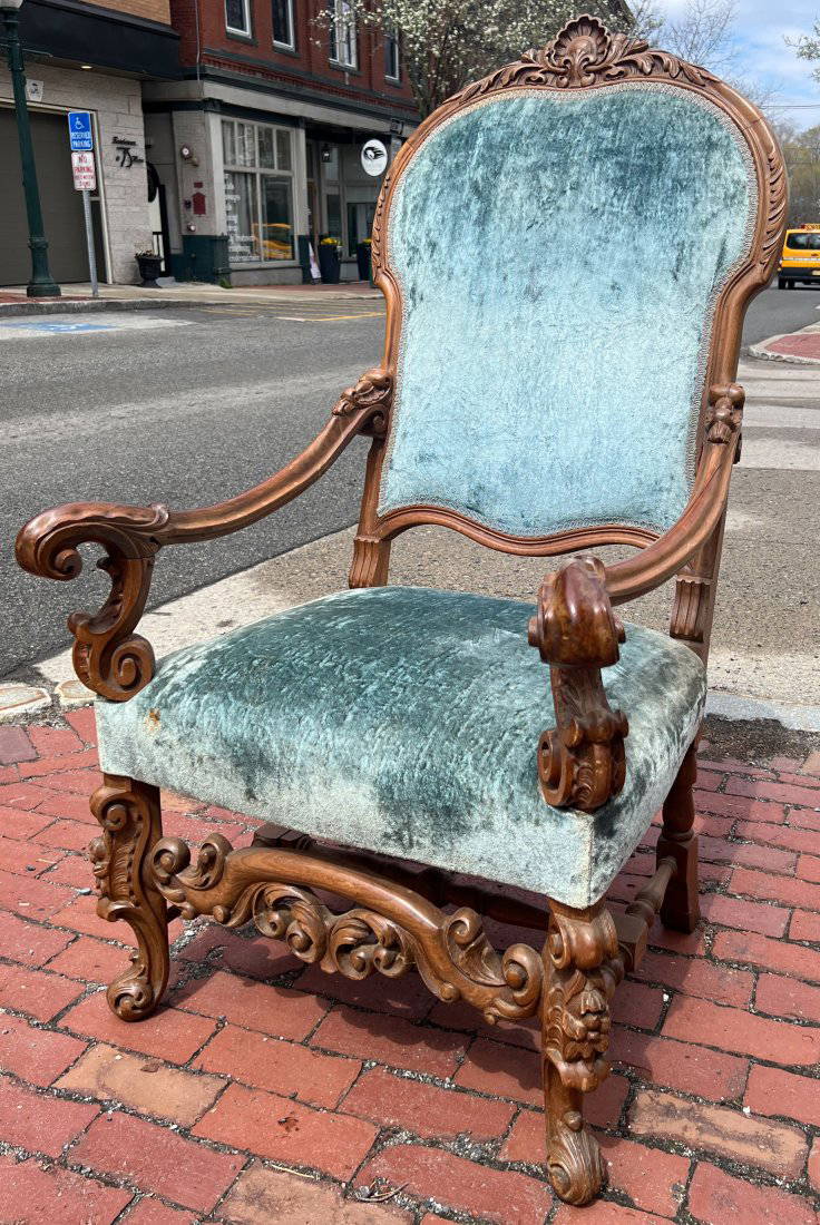 Rococo Revival Armchair Auction