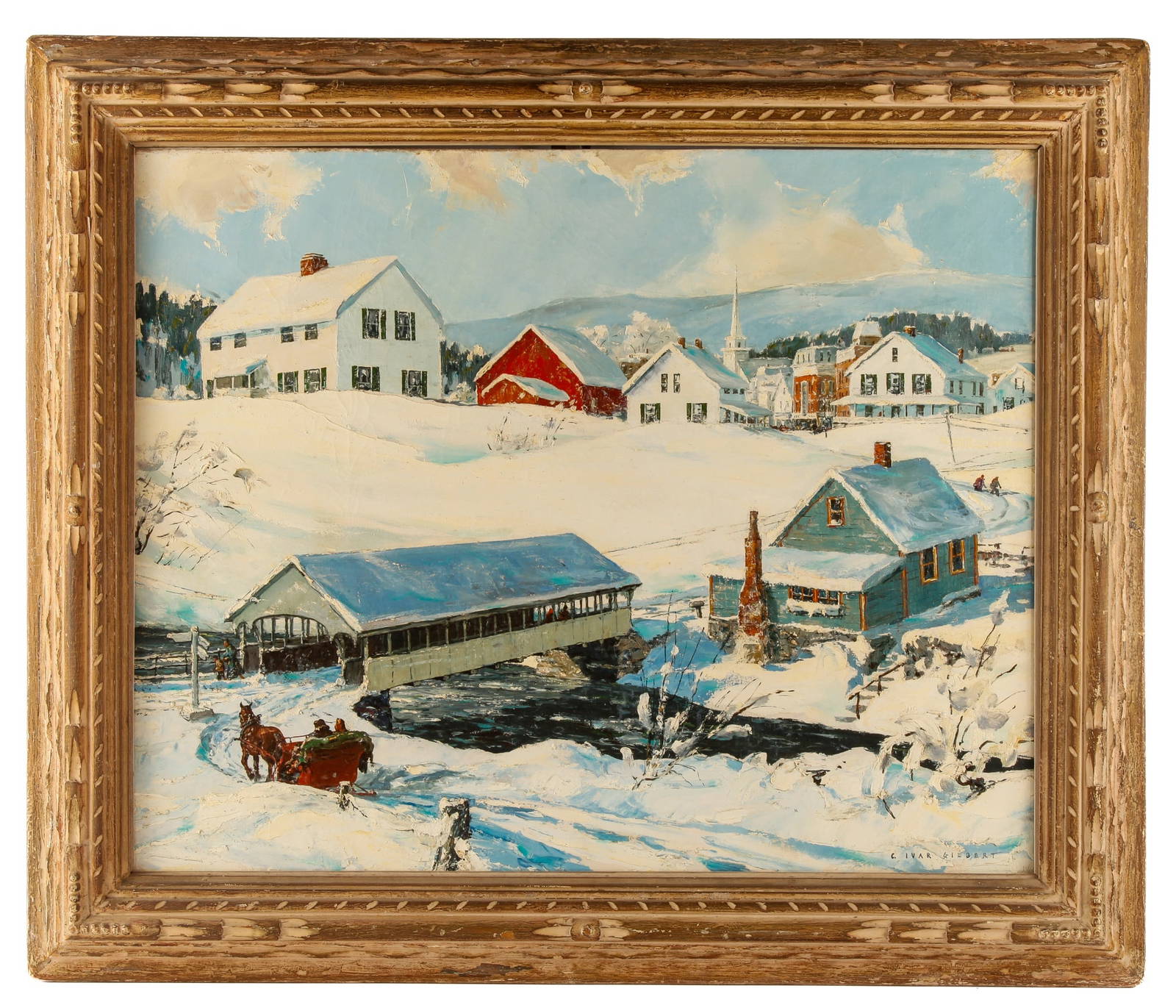 Carl Ivar Gilbert (1882-1959 "typical New England" Auction