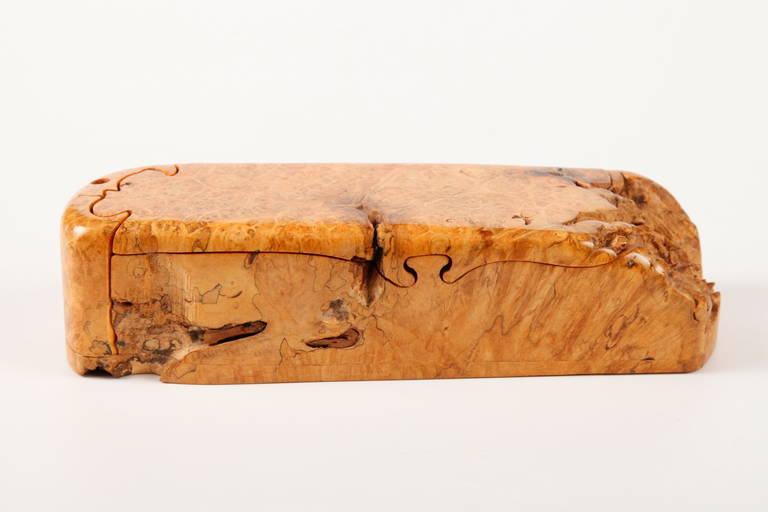 Richard Rothbard Burl Maple "puzzle Box"