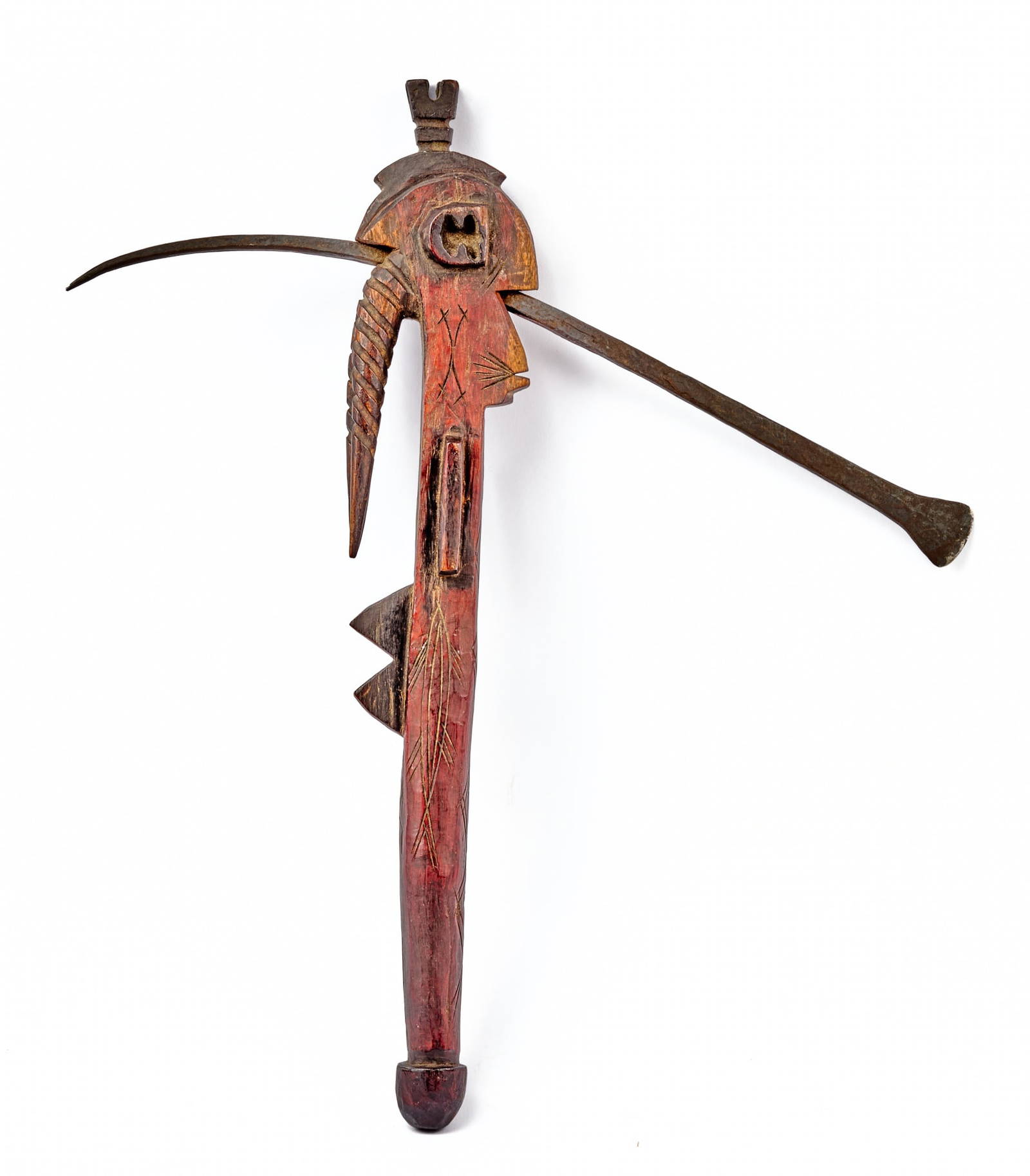 Figural Ceremonial African Axe Auction