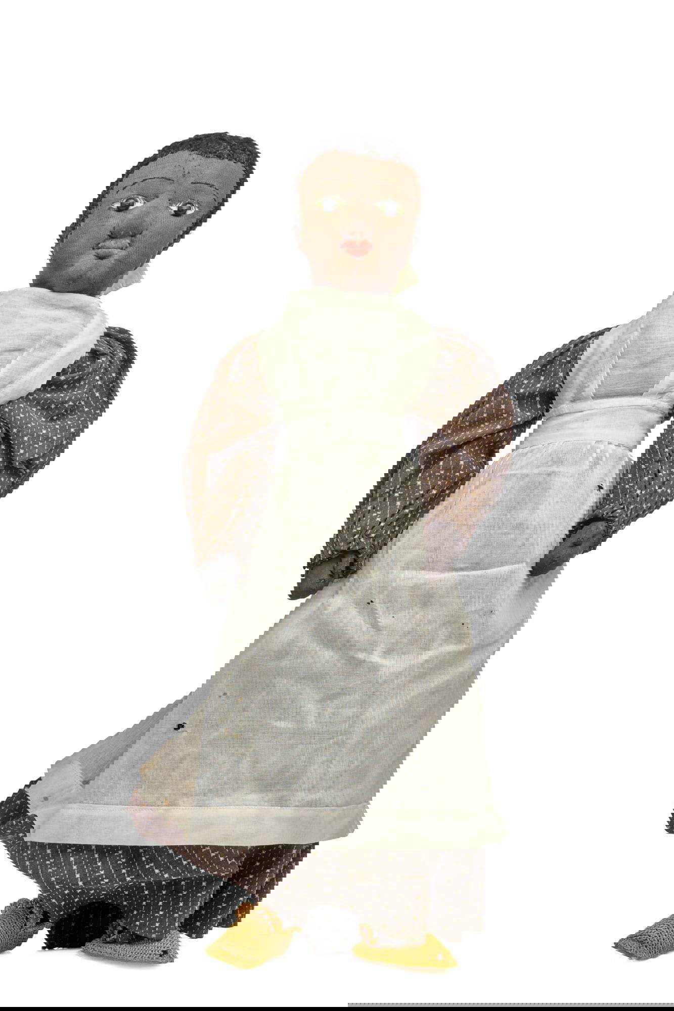 19 In Fine Example Beecher Type Black Cloth Doll Auction