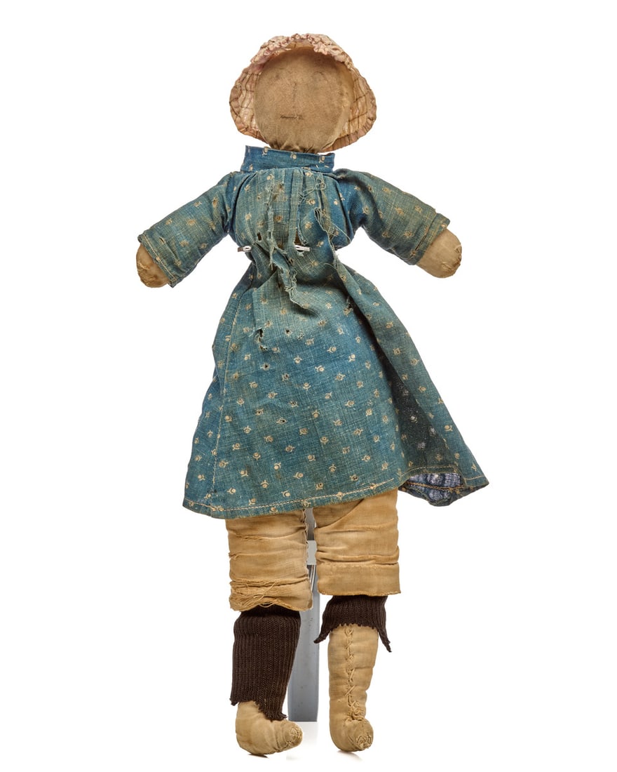 14 In Hand Sewn Cloth Doll Auction