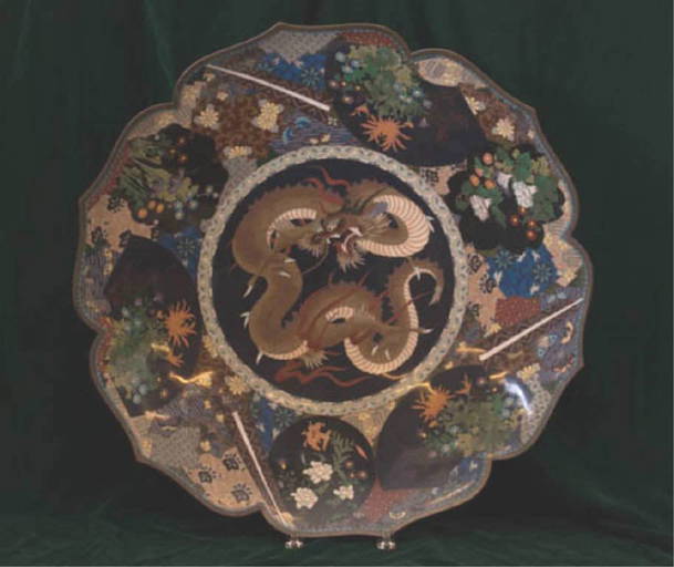 Monumental 19th C Japanese Platter