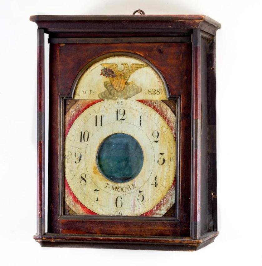 SPICE CABINET IN THE FORM OF A CLOCK HOOD