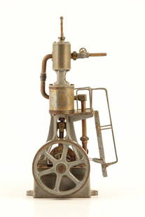 Lot Of 2 Cast Iron Steam Engine Models