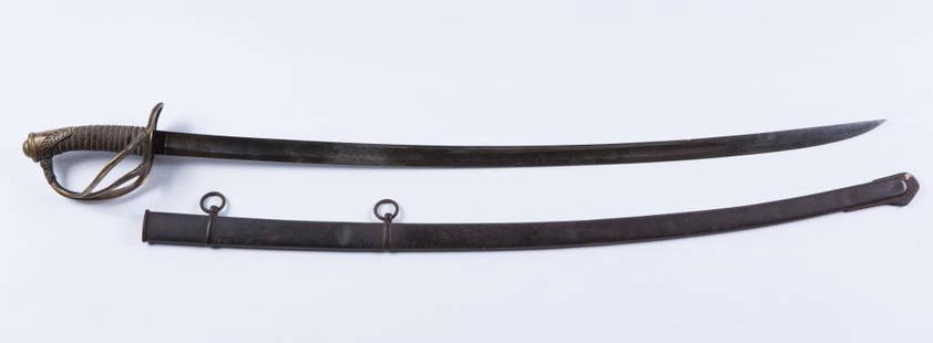 Civil War Us Model 1840 Cavalry Sword By Mansfield