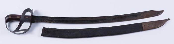 Us M1941 Dutch Klewang Navy Cutlass & Scabbard