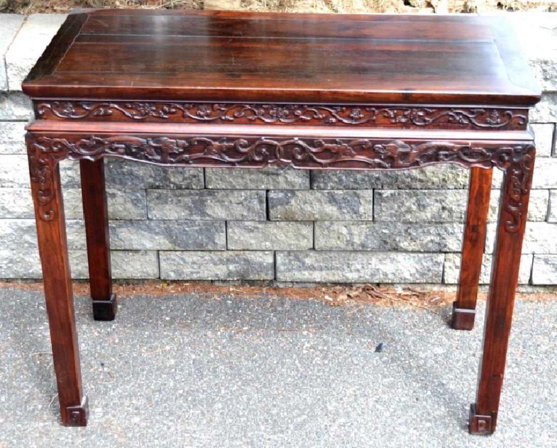 18th/19th C Chinese Zitan & Hardwood Altar Table