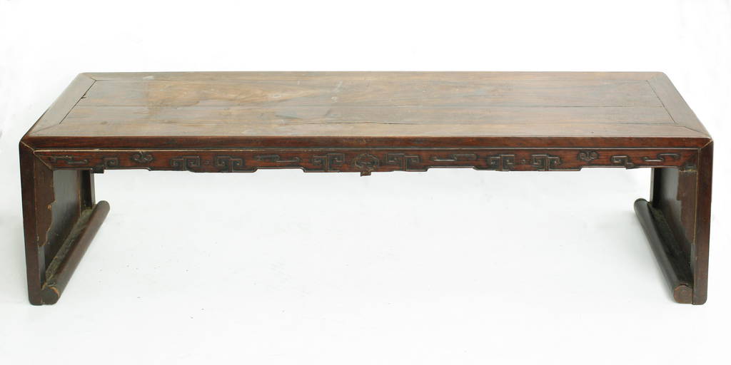 Chinese Qing Dynasty Hardwood Kang Table