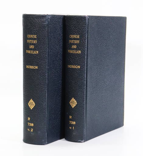 Hobson 1915 Chinese Pottery & Porcelain 2 Vol