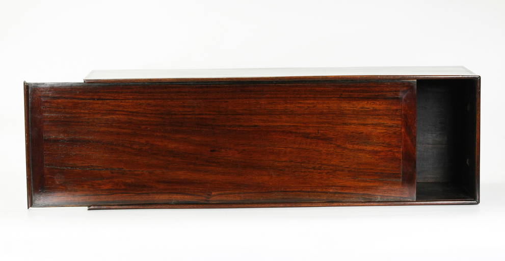 Chinese 18th/19th C Hard Wood Scroll Storage Box (#0193) on Sep 11 ...