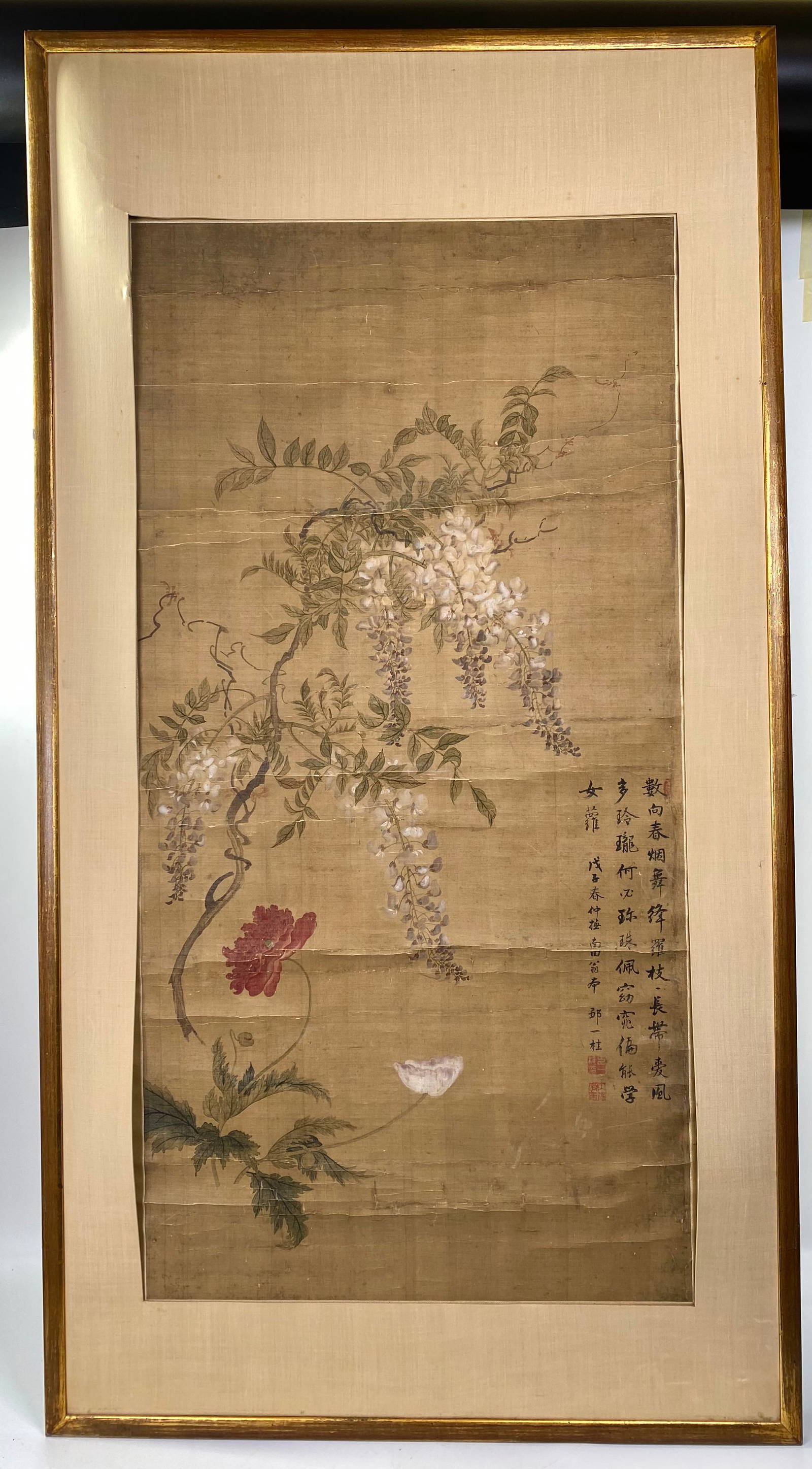 Zou Yigui; Chinese Qing Dynasty Painting On Silk Auction