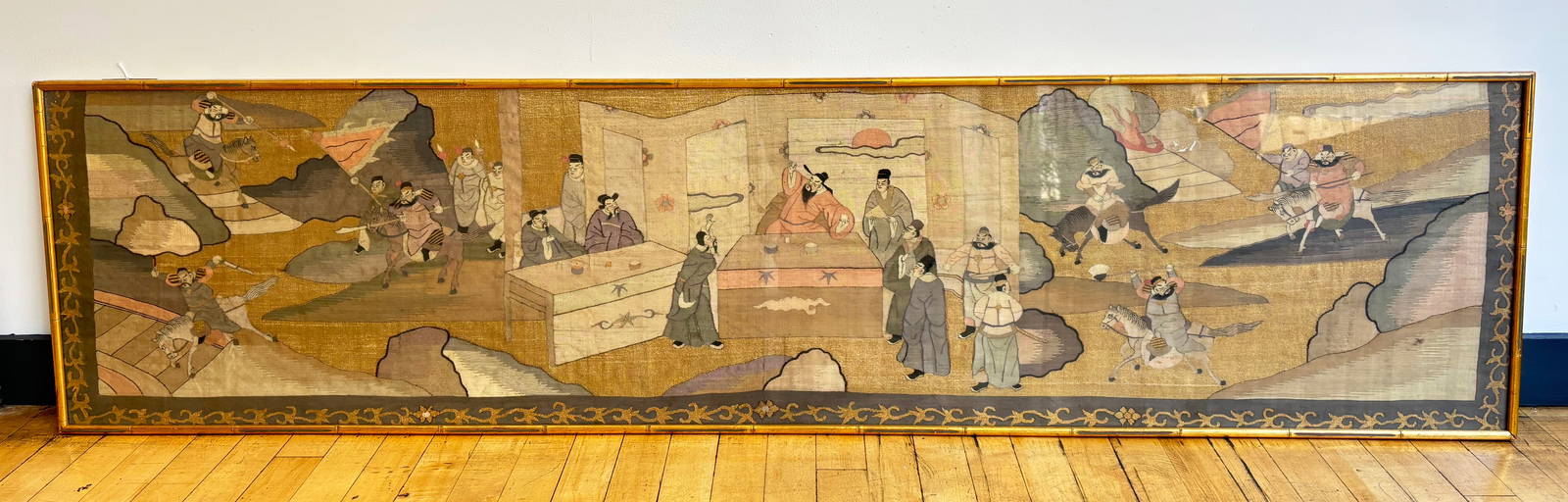 Chinese 19th Century Silk Kesi Tapestry Panel Auction
