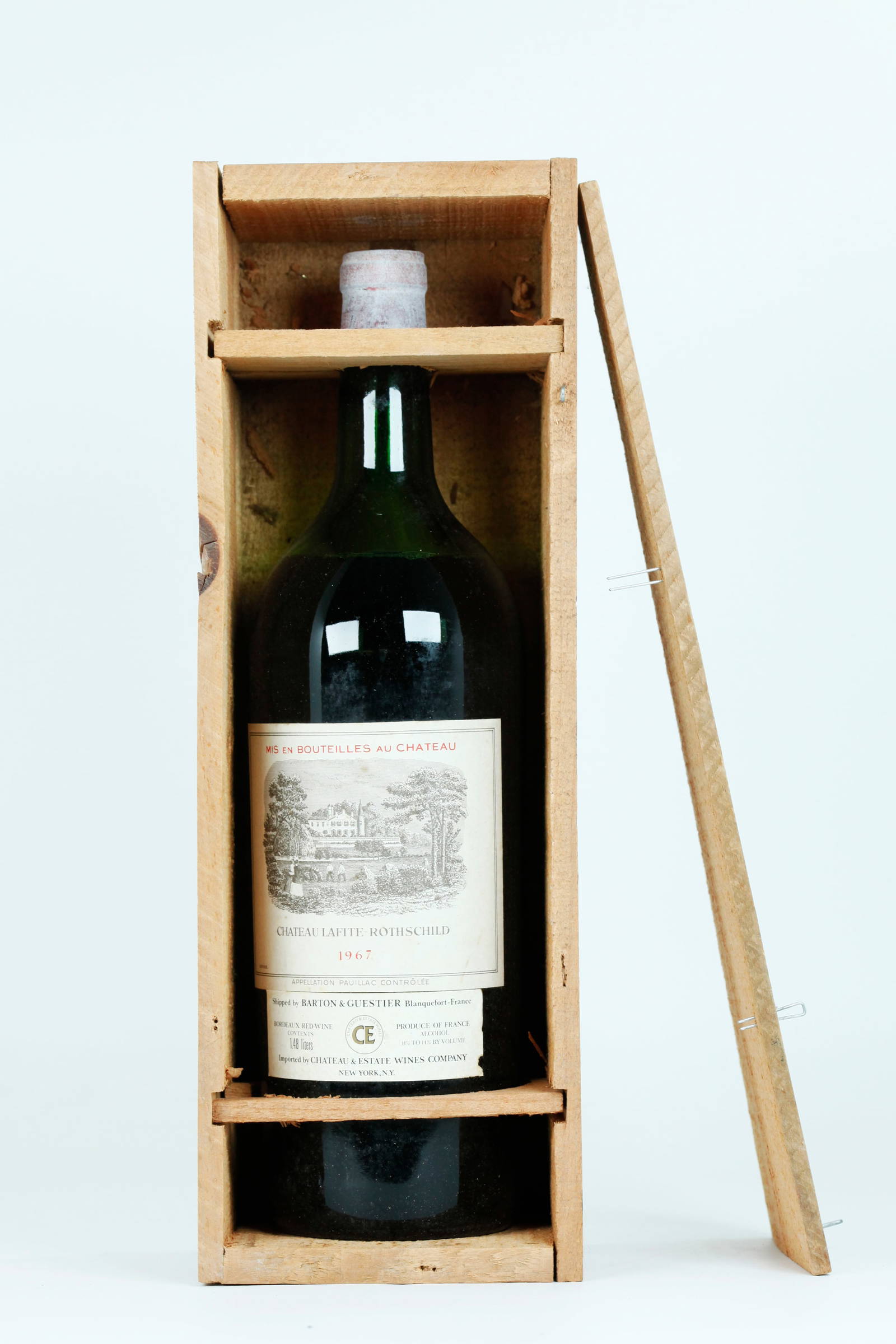 French Magnum Chateau Lafite-rothschild 1967 Boxed Auction